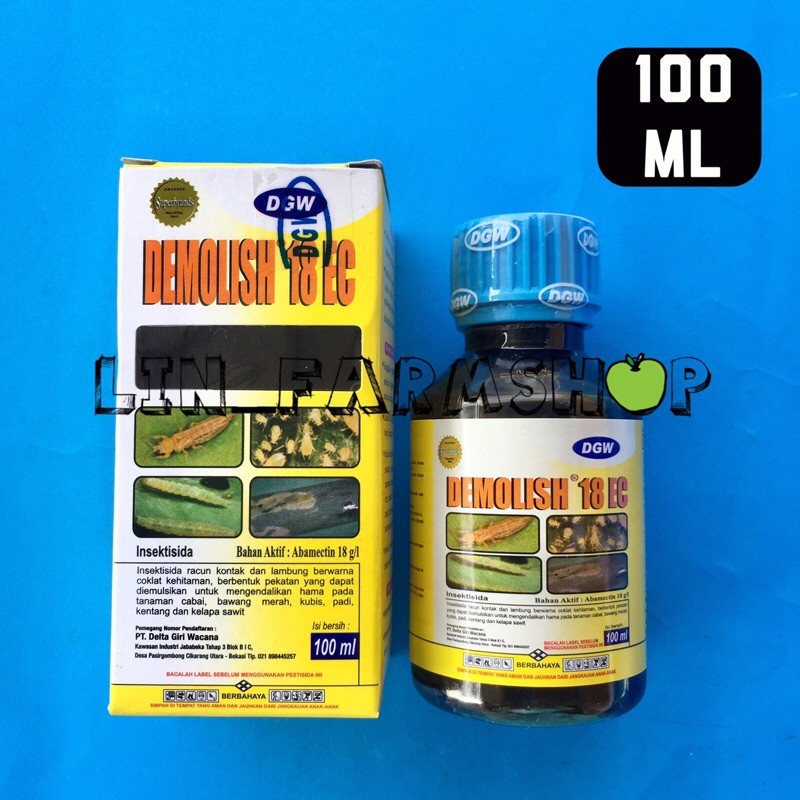 Jual DEMOLISH 18 EC 100 ML INSEKTISIDA / DEMOLISH 100ML | Shopee Indonesia