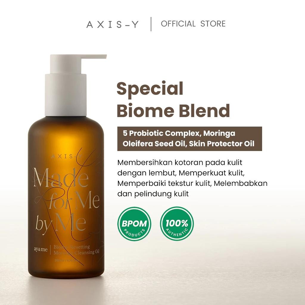 Jual AXISY Biome Resetting Moringa Cleansing Oil | Shopee Indonesia