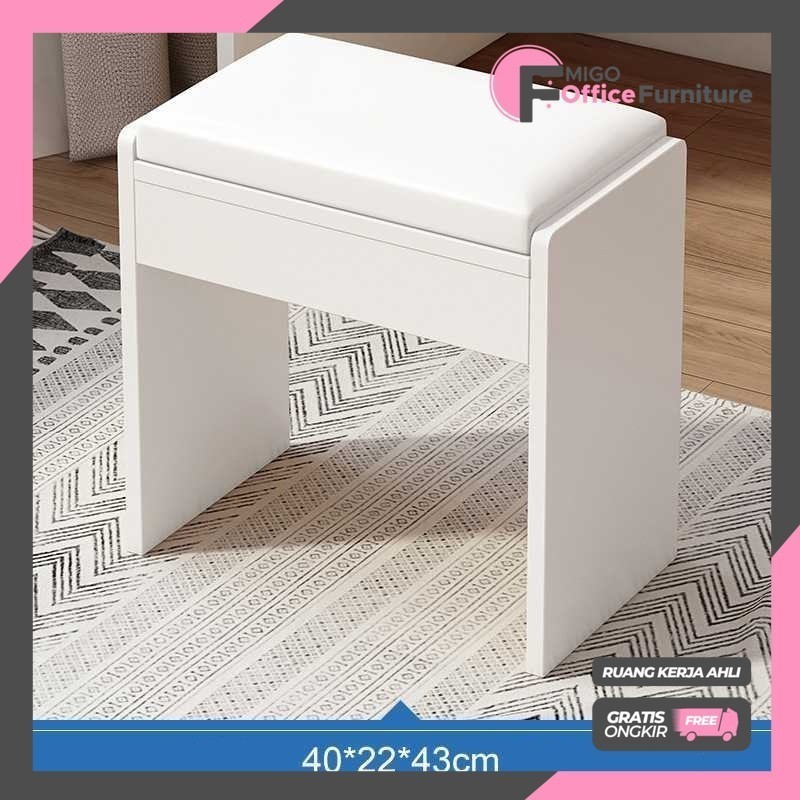 Jual vj65bm Bangku Rias /makeup stool / bangku samping tempat tidur ...