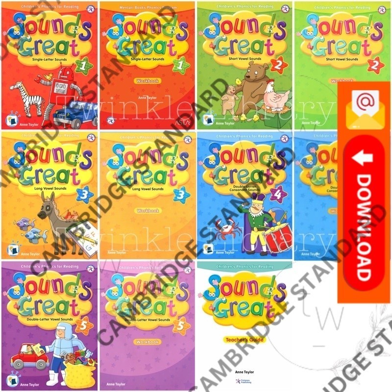 Jual BELI 3 BONUS 1 Sounds Great 1 2 3 4 5 Student's Book / Workbook ...