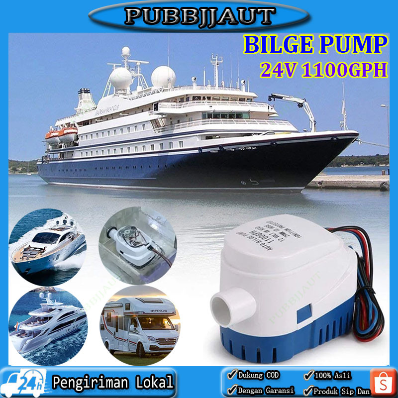 Jual Pompa Air Celup Bilge Pump DC 12V Dan DC 24V Pompa Kuras Air Kapal ...