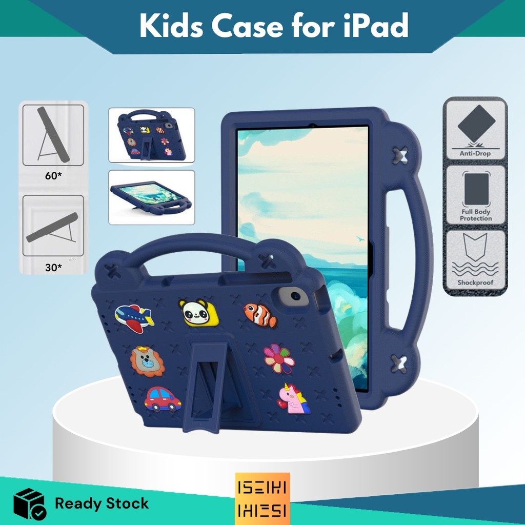 Jual Case iPad Anak Pro 11 2018-2024 Gen 7 8 9 10.2" Mini 1-6 / iPad ...
