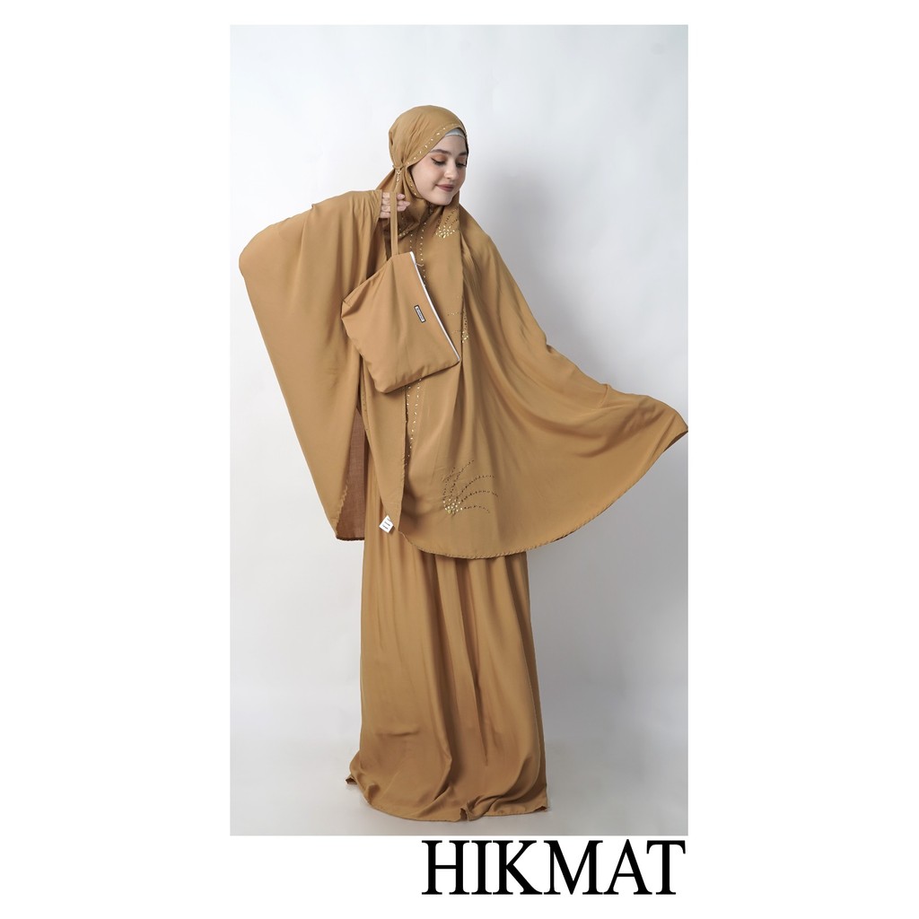 Jual Mukenah N4920 Hikmat fashion original Abaya Hikmat Terbaru2024 ori ...