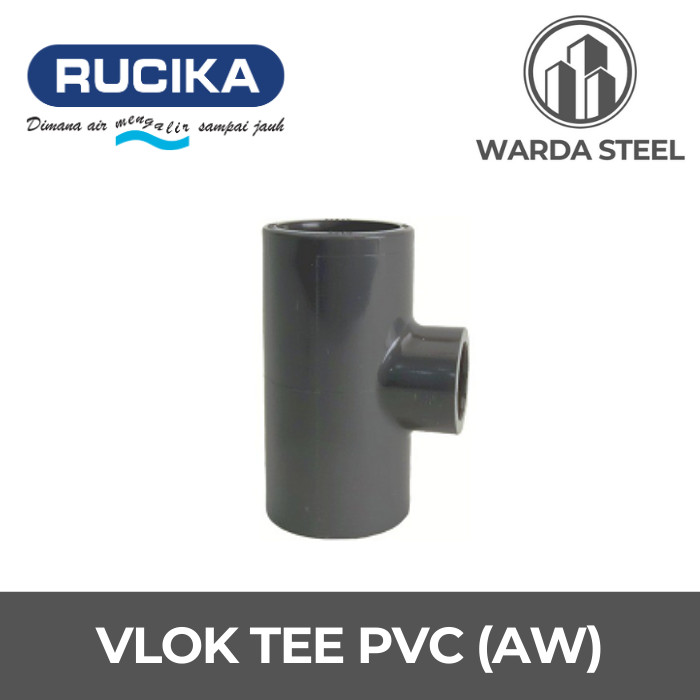 Jual Vlok Tee AW 1 1/4" x 3/4" PVC RUCIKA - Reducer T Te 1 1/4 x 3/4 Inch | Shopee Indonesia