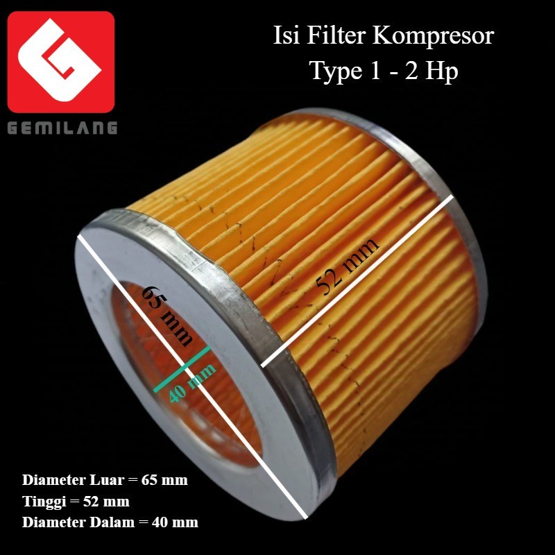 Jual Isi Filter Kompresor Atau Sponge Filter Type 1 - 2 Hp | Shopee ...