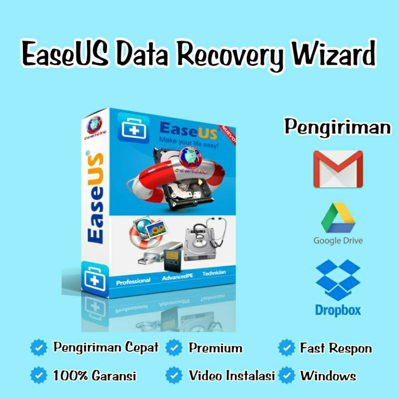 Jual EaseUS Data Recovery Wizard 17 Pro 2023 Full Version Lifetime Untuk Windows | Shopee Indonesia