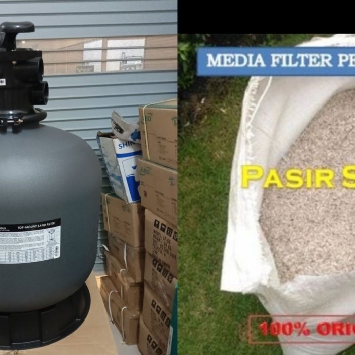 Jual EMAUX P450 SAND FILTER EMAUX P450 + PASIR 2 ZAK | Shopee Indonesia