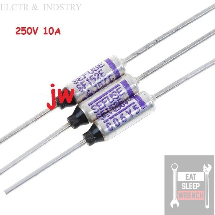 Jual Thermofuse Fuse Magic Com Thermal Termofuse 10A 250V 215C ...
