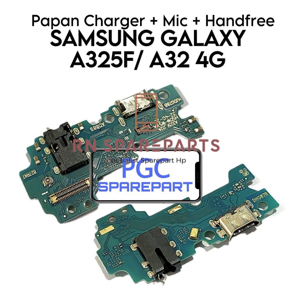 Jual Original ada IC - Papan PCB Konektor Charger +Mic +Handsfree Samsung Galaxy A32 ( 4G ...