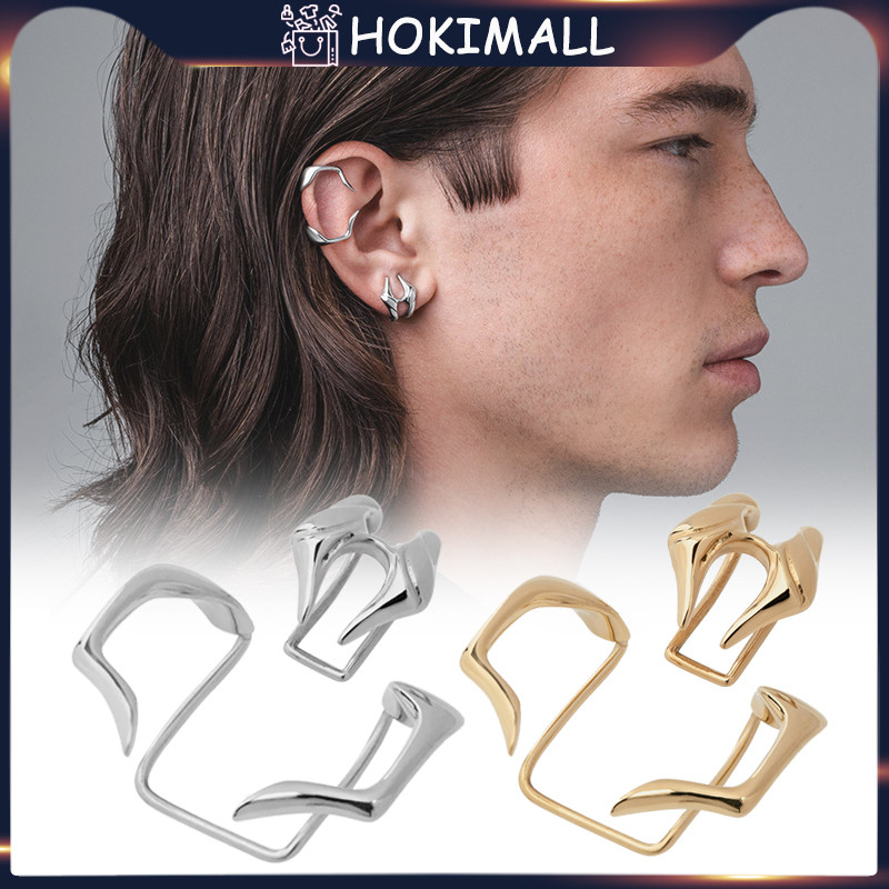 Jual Stainless Steel Gothic Geometric Beast Tooth Lip Clip / Klip Bibir ...