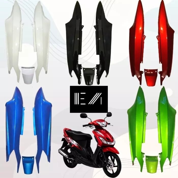 Jual Cover Body Sayap Samping Belakang Dan Tutup Motor Yamaha Mio ...