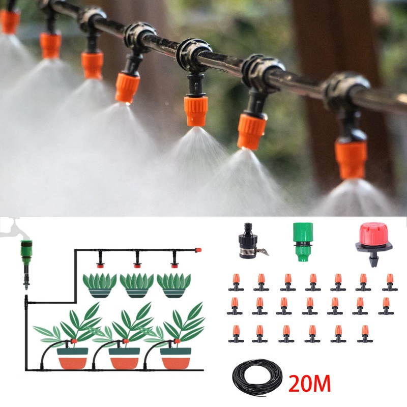 Jual 20M/10M/5M TITIK PENYIRAMAN TAMAN POT BUNGA ALAT SIRAM TANAMAN ...