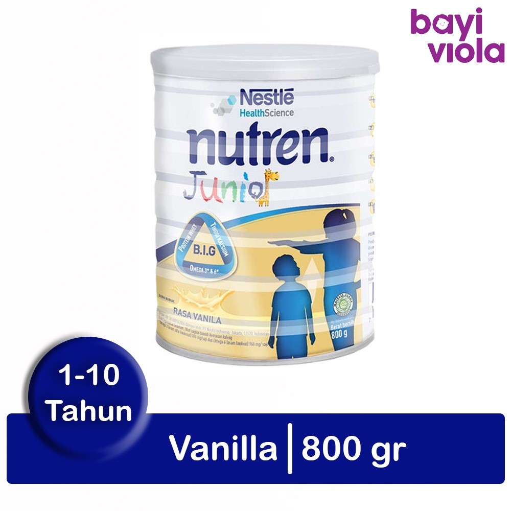 Jual ED JUN 2026 Nutren Junior Vanila Vanilla 800 gram 800gr 800 gr ...