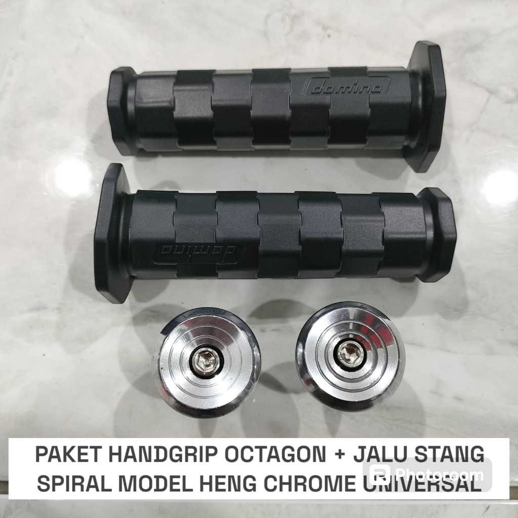 Jual PAKETAN VARIASI GRIP HANDGRIP OCTAGON KOTAK PLUS JALU BANDUL STANG ...