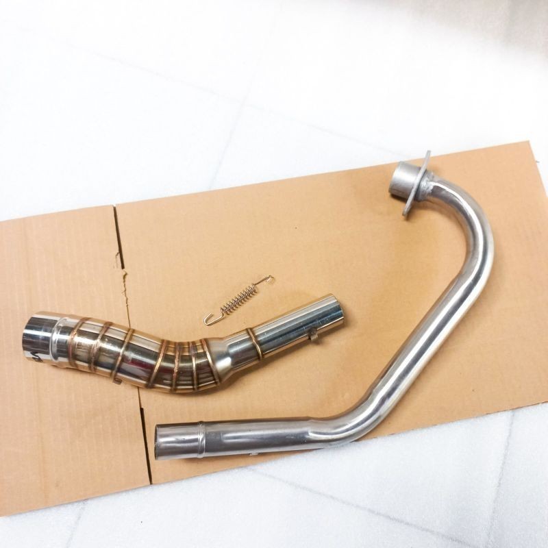 Jual 51 mm diameter out Big elbow open pipe for Tmx Raider150 Y15zr ...