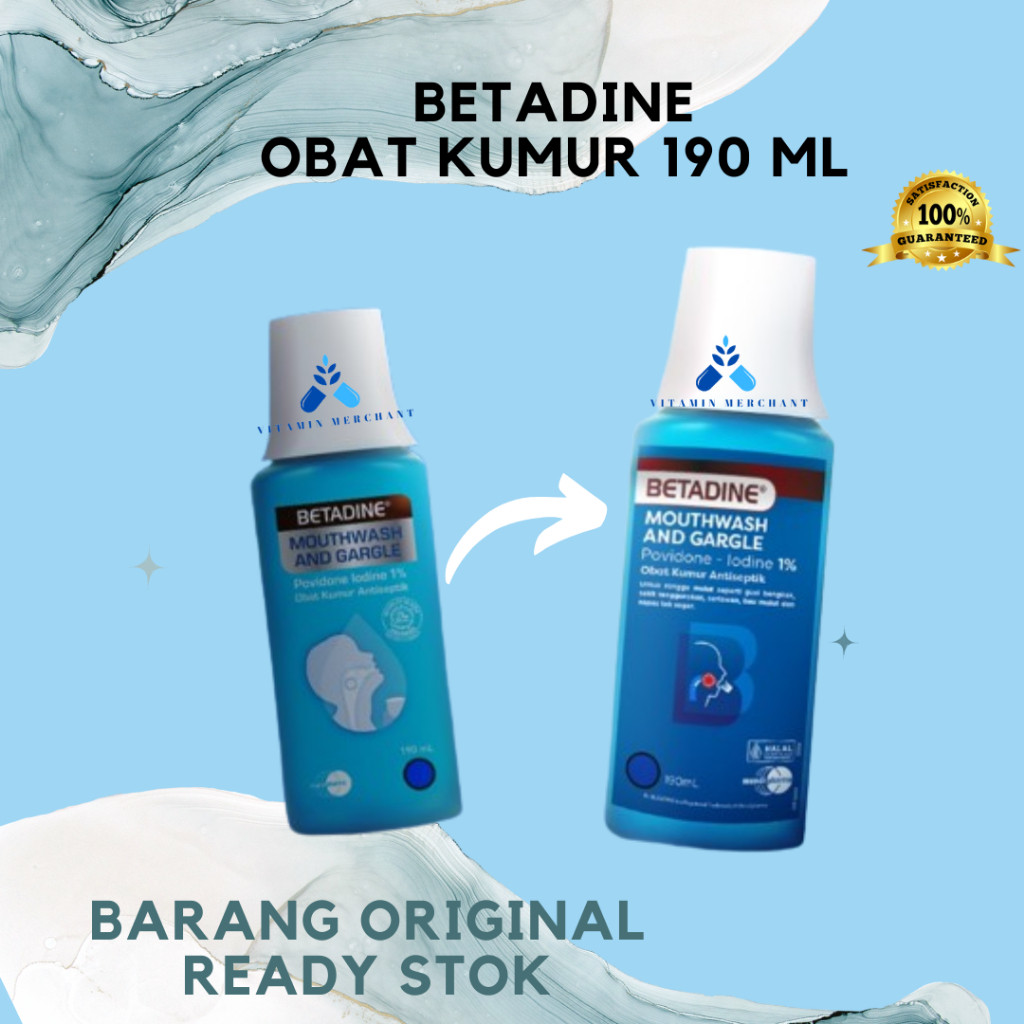 Jual betadine gargle obat kumur 190ml | Shopee Indonesia