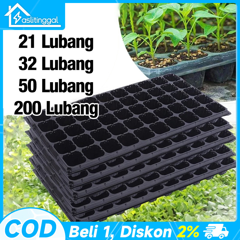 Jual Tray Semai Pot Tray Penyemaian Bibit Tanaman 21/32/50/72/105/128 ...
