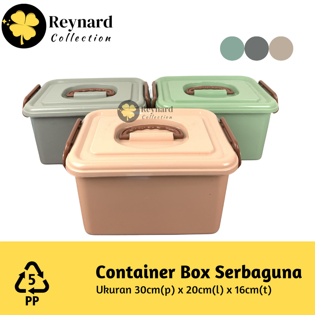 Jual Container Box Serbaguna Container Hajatan Box 8L Organizer ...