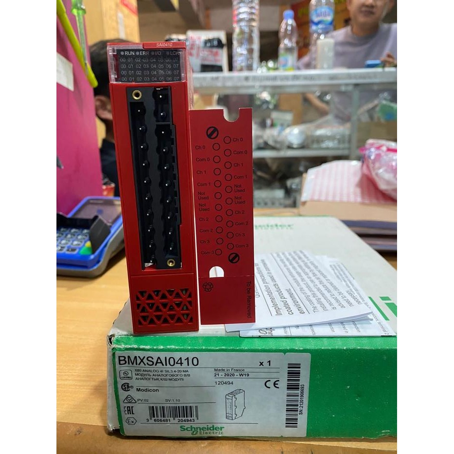 Jual SCHNEIDER BMXSAI0410 ANALOG INPUT MODULE X80-4 INPUTS SAFETY ...