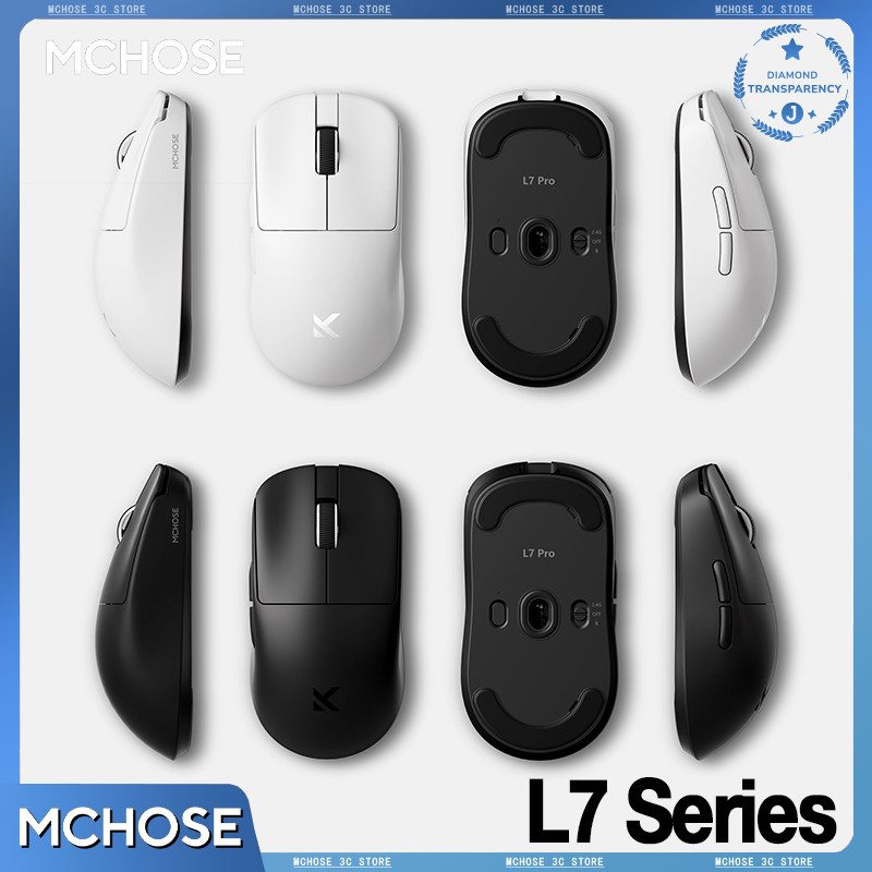 Jual MCHOSE L7 Wireless Gaming Mouse L7 Pro Ultra PAW3950 Flagship Sensor Nordic52840 Master ...
