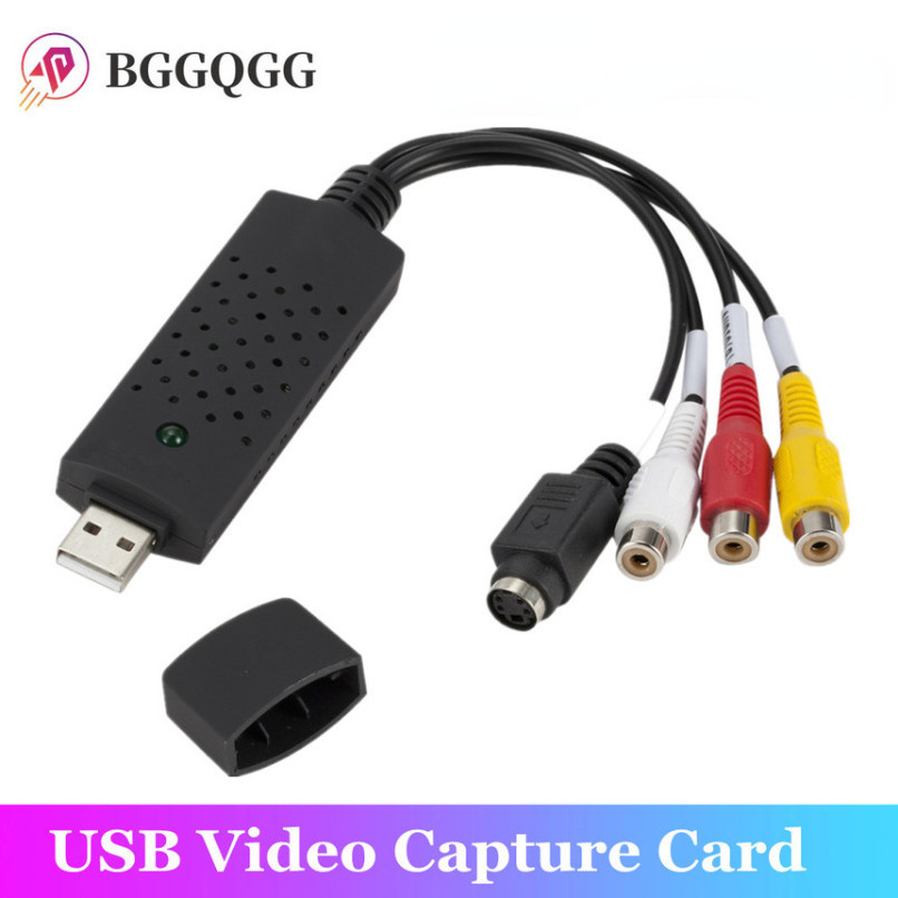 Jual USB2.0 Audio Video Capture Card TV Tuner VHS To DVD Video Capture ...