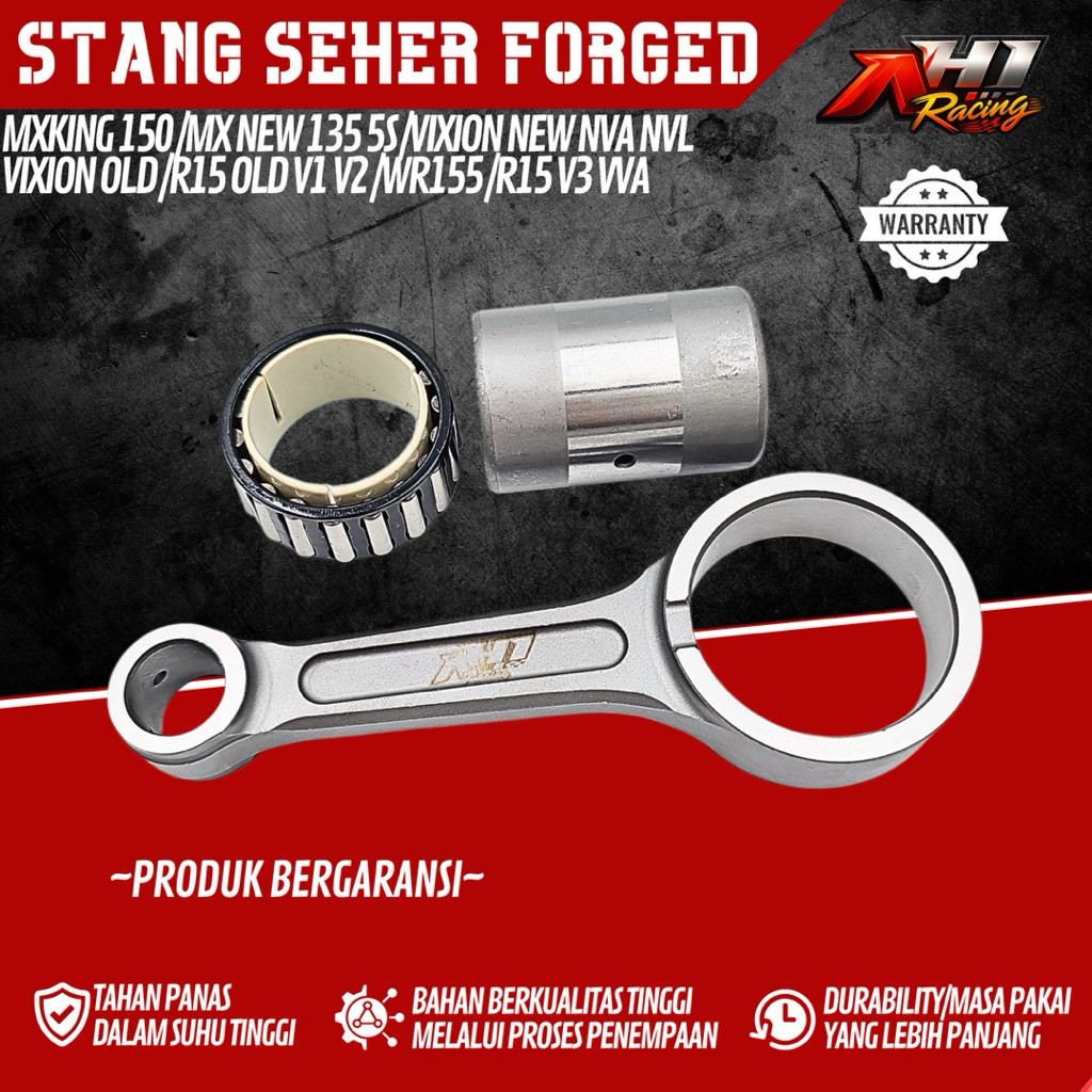Jual STANG SEHER STANG PISTON FORGED SONIC 150 R NEW CB 150 R CBR 150 R ...