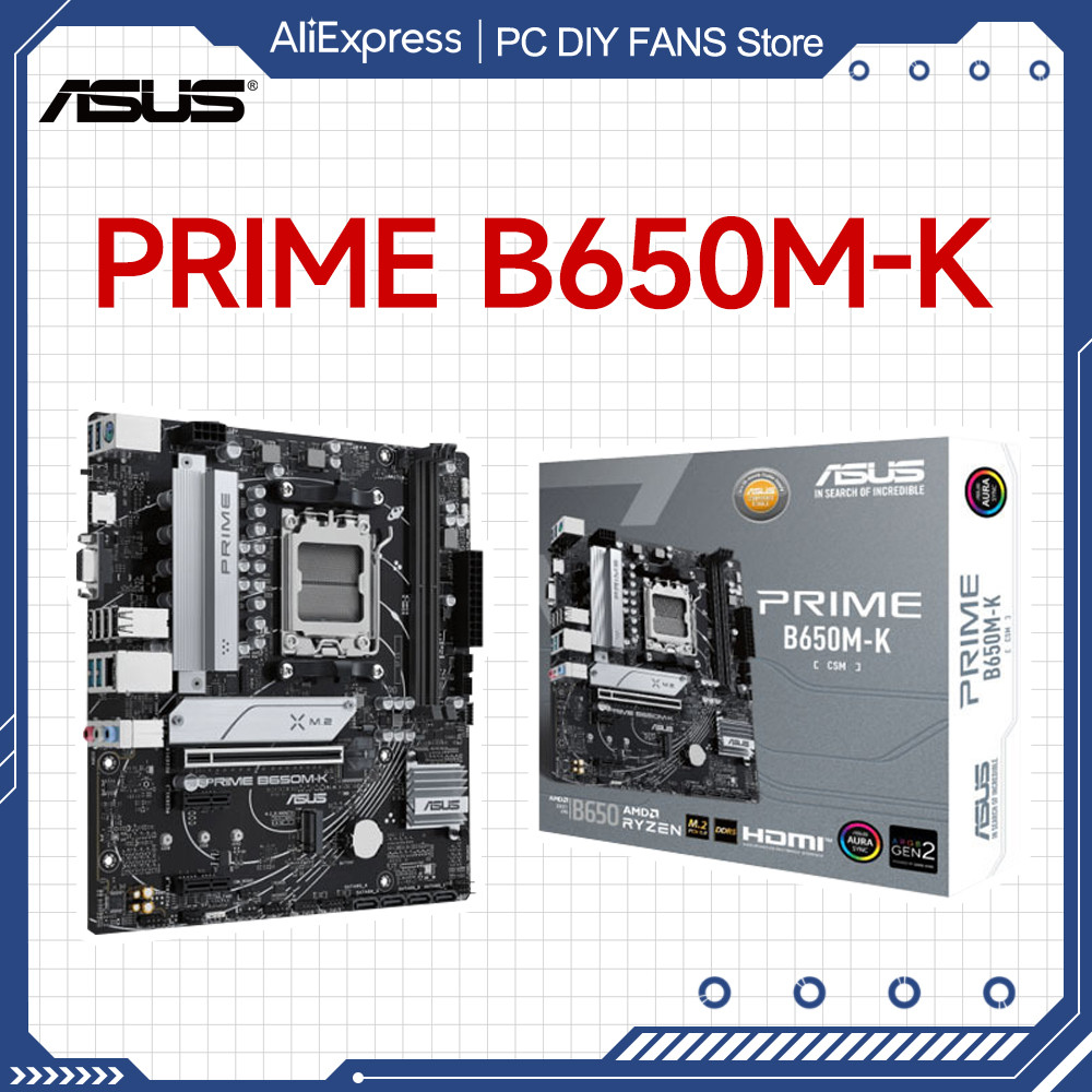 Jual ASUS PRIME B650M-K New AMD B650 motherboard Socket AM5 DDR5 96GB ...