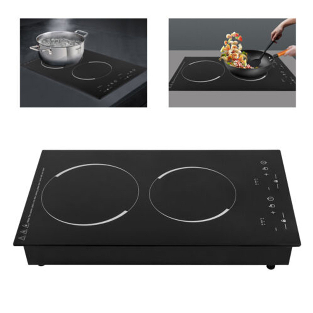 Jual Portable Induction Cooktop Countertop Dual Cooker Burner Stove Hot ...