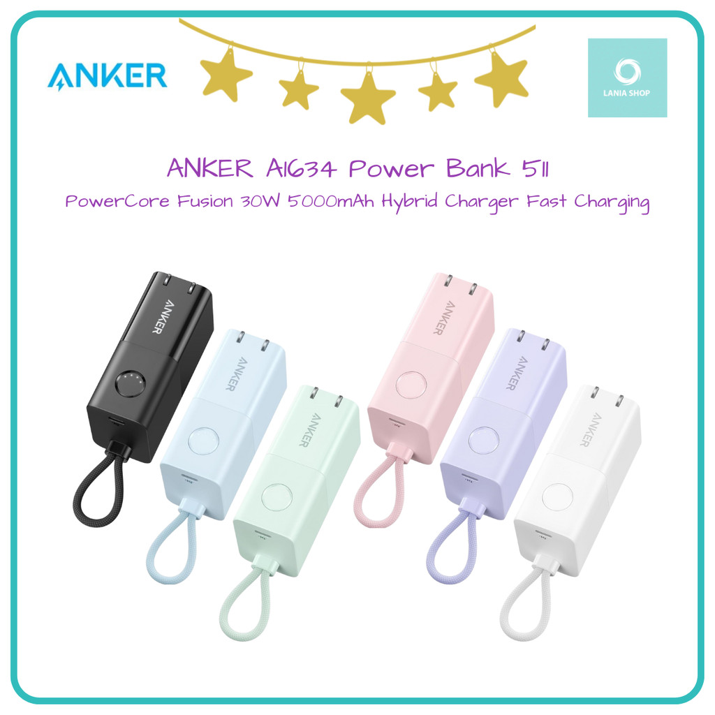 Jual ANKER A1634 Power Bank 511 PowerCore Fusion 30W 5000mAh Hybrid ...