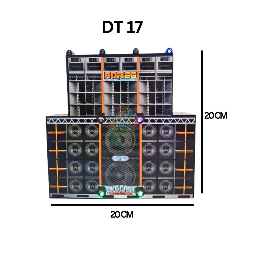 Jual TERMURAH Sound Horeg Miniatur Bisa Dipasang di Mobil Pick Up Atau ...