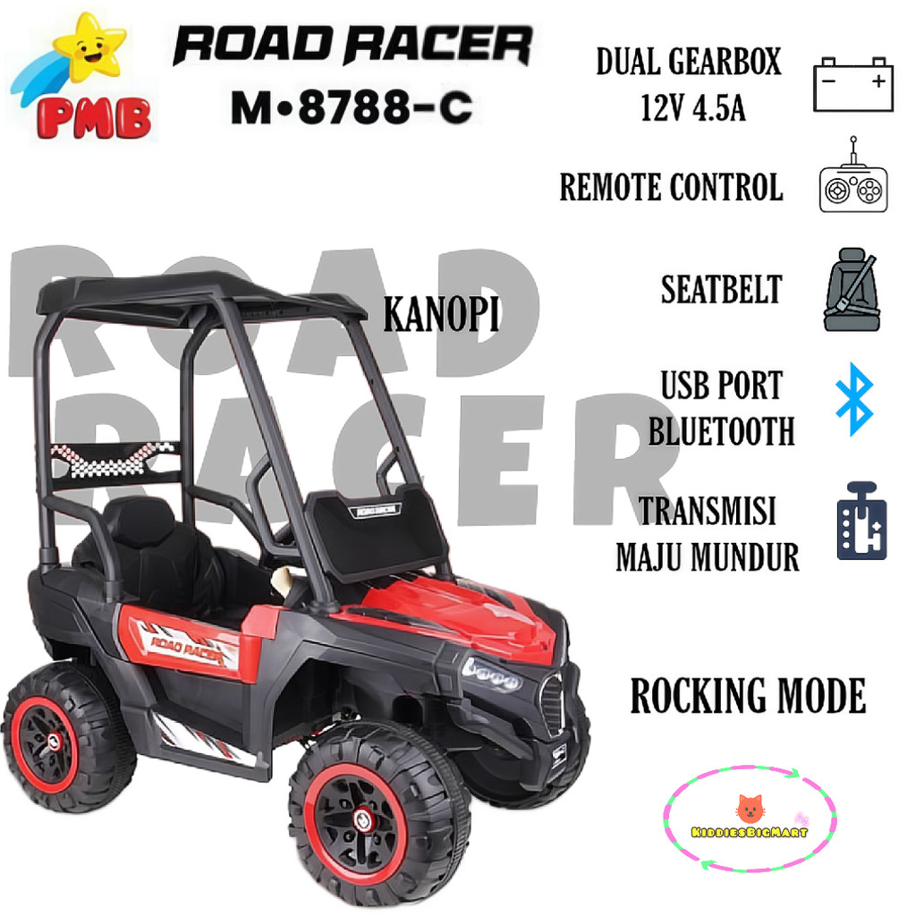 Jual MOBIL AKI ANAK PMB M8788C JEEP UTX ROAD RACER REMOTE CONTROL ...