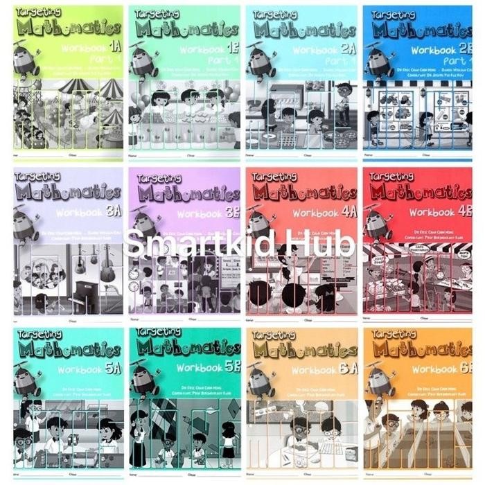Jual BUKU CETAK Targeting Mathematics 1A 1B 2A 2B 3A 3B 4A 4B 5A 5B 6A ...