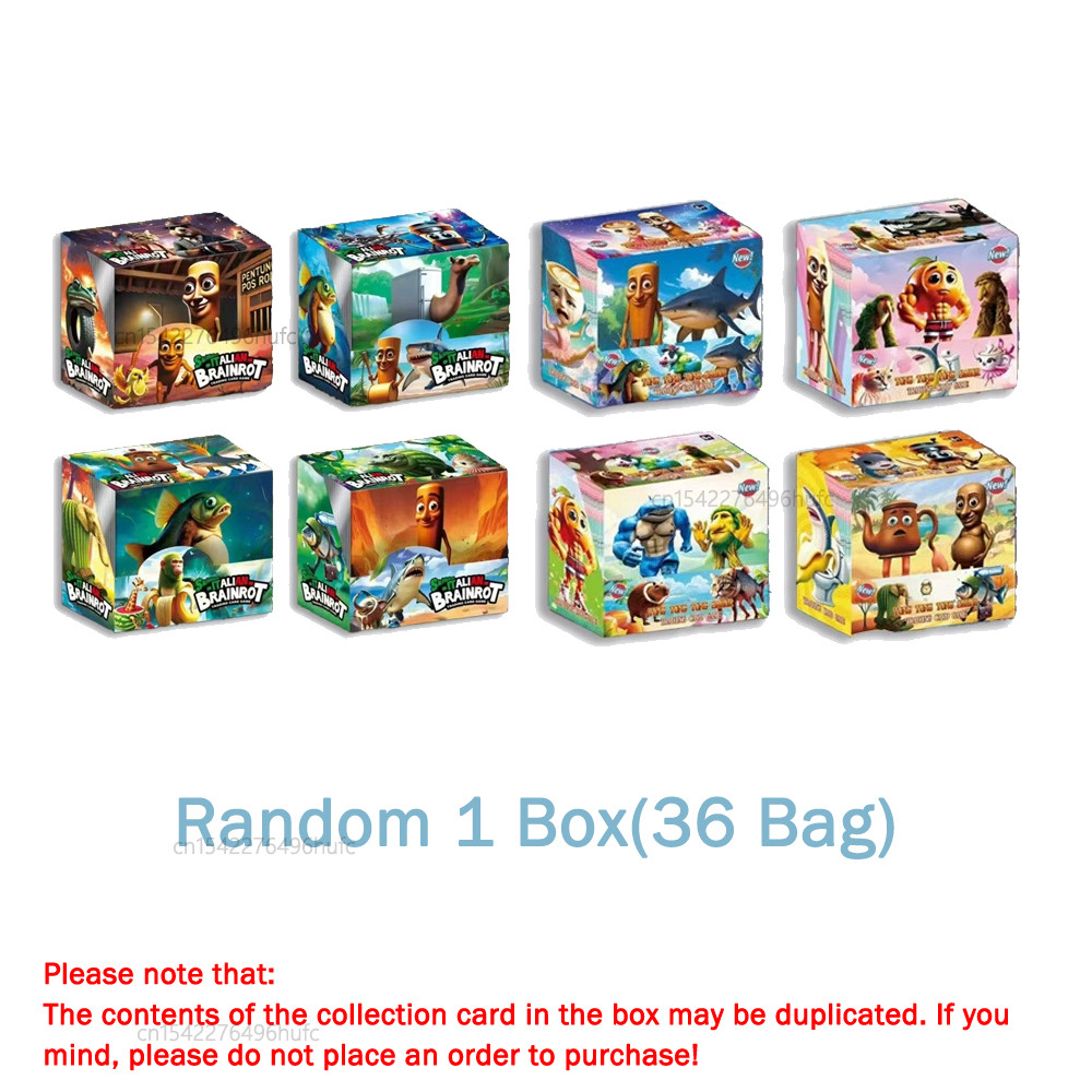 Jual 288Pcs Italian Brainrot Card Collection Game English Tralalero ...