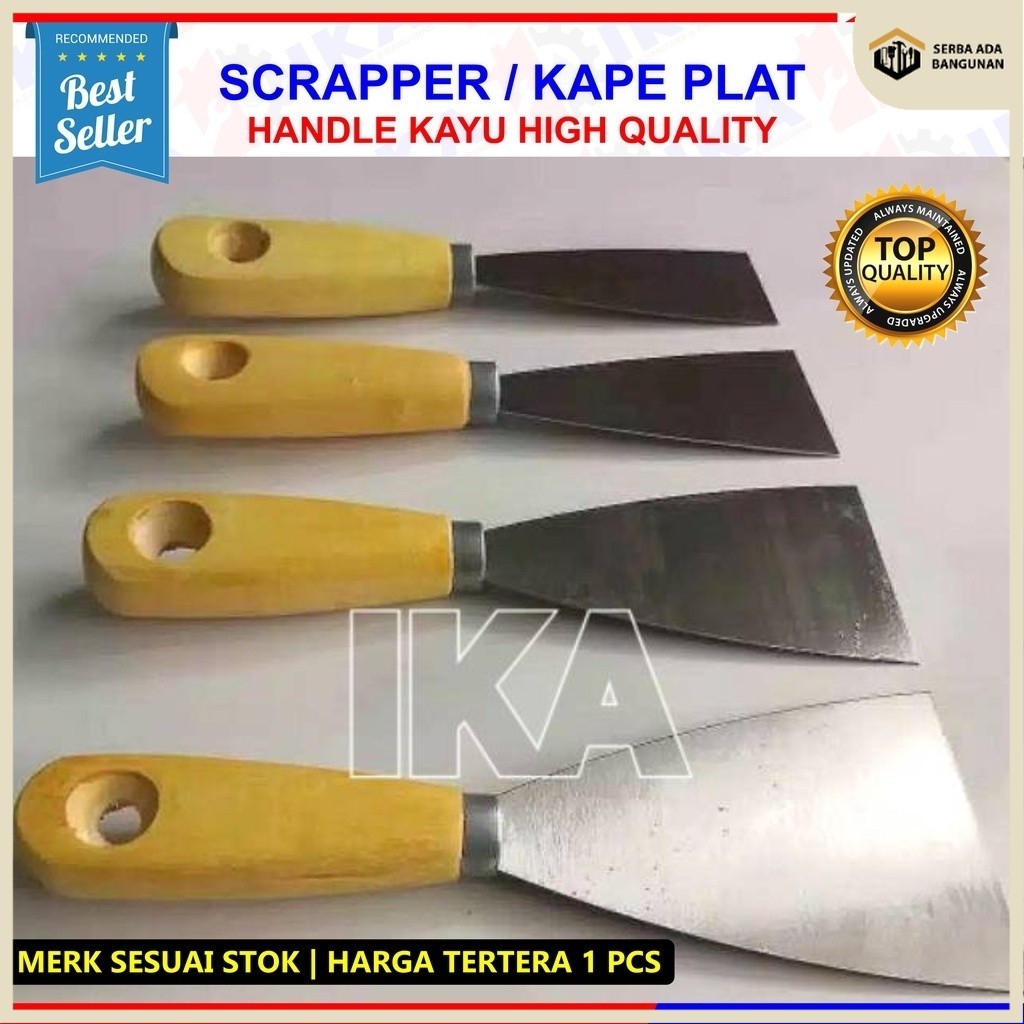 Jual SAB Kape Gagang KAYU 11/2” 2” 3” 4” / Scraper / Skrap / Scrap ...