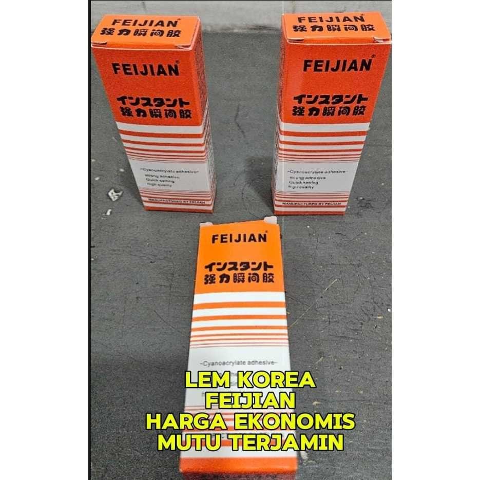 Jual Lem Korea Feijian Lem Power Super Glue Murah / Lem Power | Shopee ...