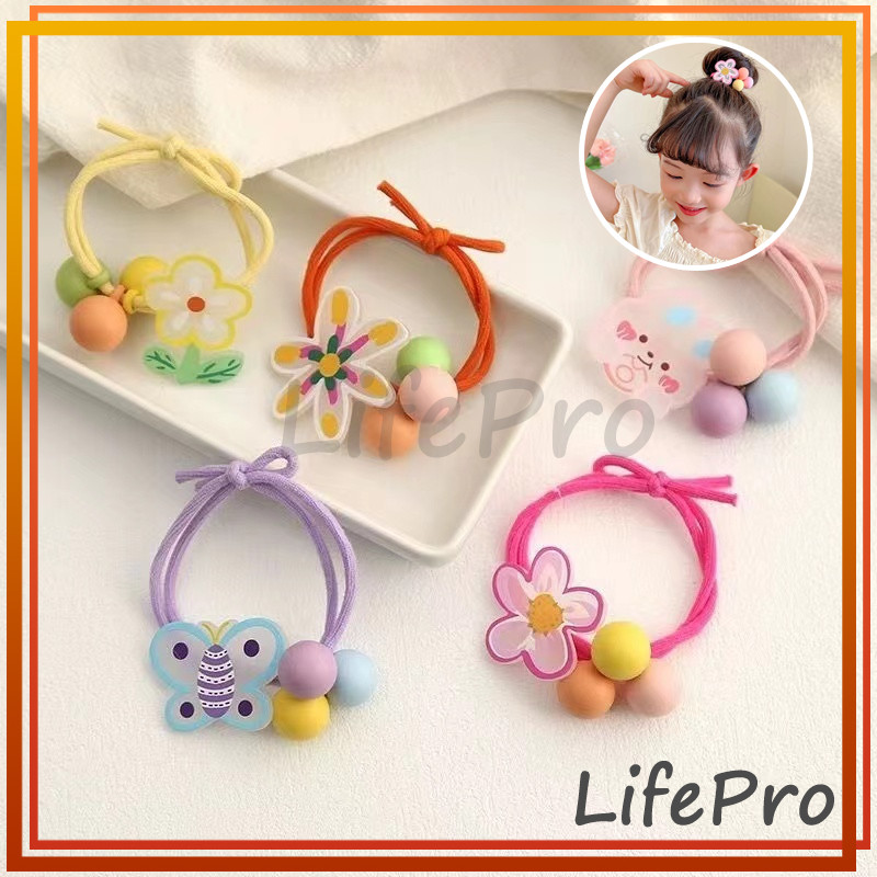 Jual Ikatan Rambut Anak Karakter Lucu / Karet Rambut Anak / Ikat Rambut ...