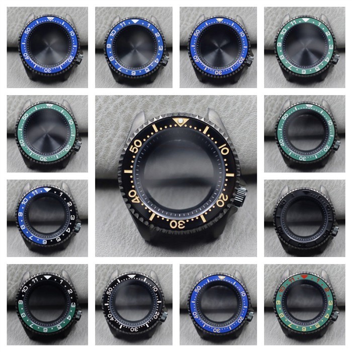 Jual Seiko Mod Case Diver Black SKX007 NH35 Sapphire Crystal | Shopee ...