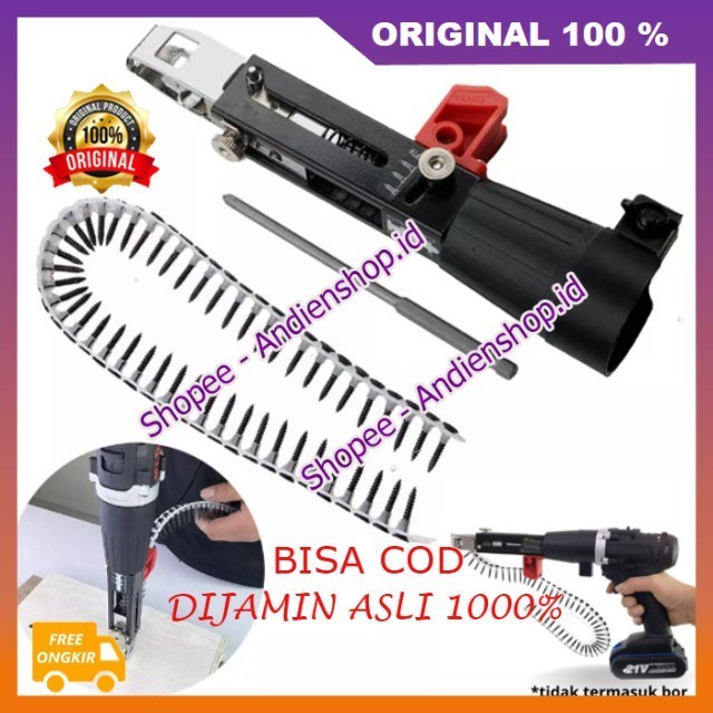 Jual Adapter Screw Gun Automatic Elektric Screw Adapter Sekrup Otomatis ...