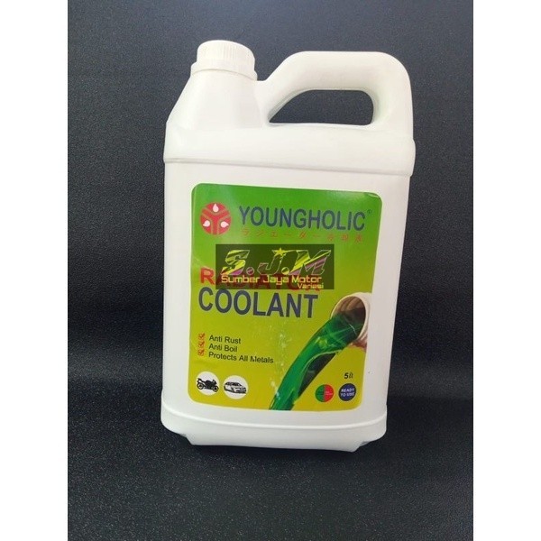 Jual Air Radiator Engine Coolant 5 Liter Young Holic | Shopee Indonesia