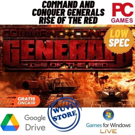 Jual Game PC Command and Conquer Generals Rise of The Red | GAME PC ...