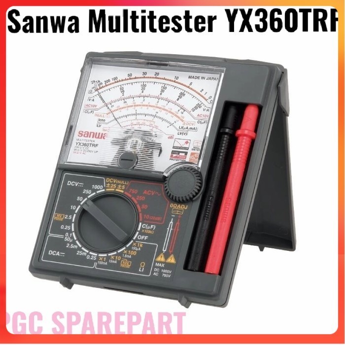 Jual Analog Multimeter Digital Sanwa YX360TRF - Multitester Avometer ...