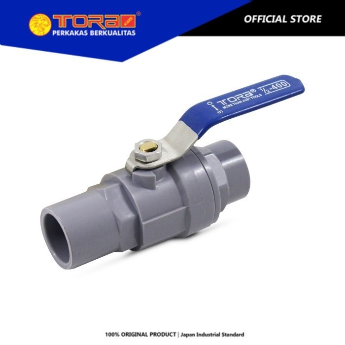 Jual TORA Stop Kran Pvc 1/2 Inch - Ball Valve Pvc Gagang Stainless Inch | Shopee Indonesia