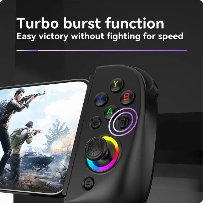Jual D8 Telescopic Controller Joystick Turbo 6-axis Gyro Vibration ...