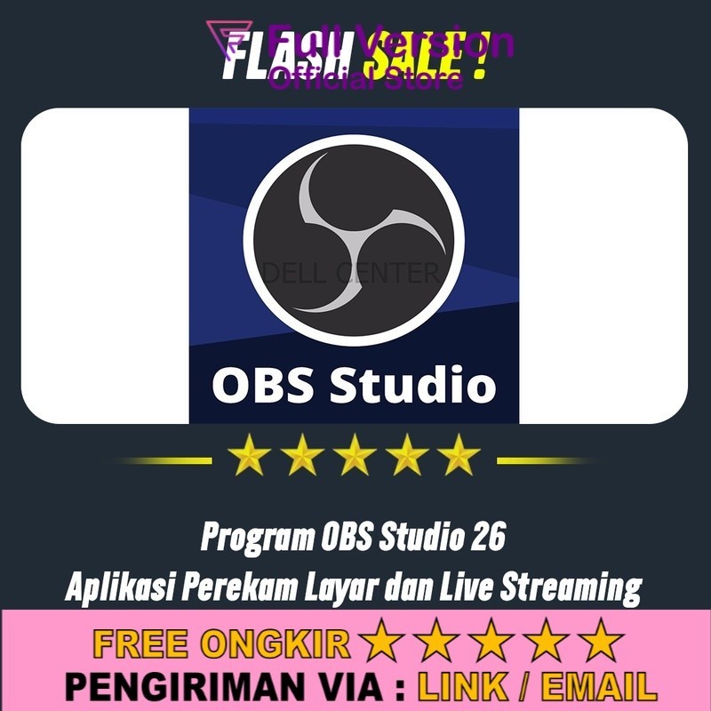 Jual Program OBS Studio 26 Aplikasi Perekam Layar dan Live Streaming Lifetime Full Version ...