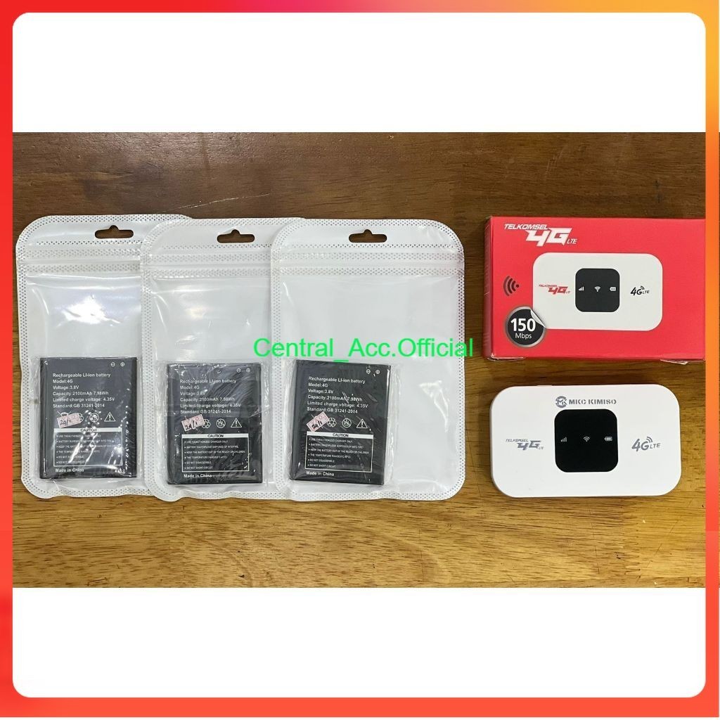 Jual Battery Modem Telkomsel 4G Baterai Modem Mifi Wifi Tekomsel K300 ...