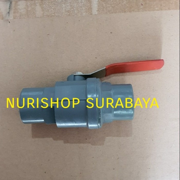 Jual Ballvalve gagang besi 3/4 / Ball valve/ Stop Kran pvc gagang besi 3/4" | Shopee Indonesia