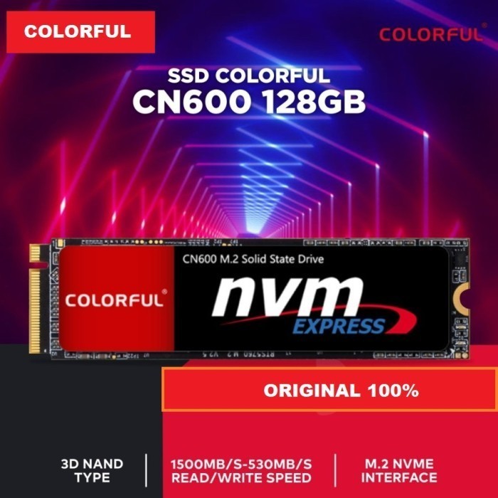 Jual Colorful CN600 SSD M.2 2280 Pcie Nvme 128GB - 3D Nand M2 128 GB ...