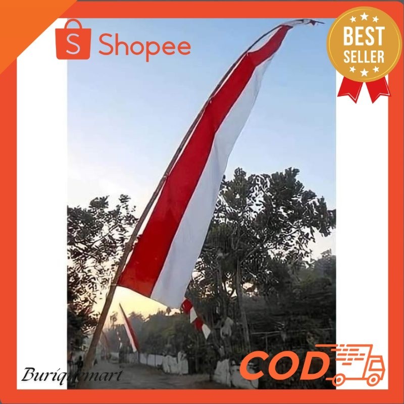 Jual Bendera umbul-umbul merah putih 5meter & 4meter BRQ | Shopee Indonesia