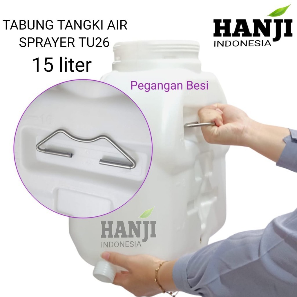 Jual Tabung tangki air 15 liter TU26 Tank air semprotan hama 15 liter ...