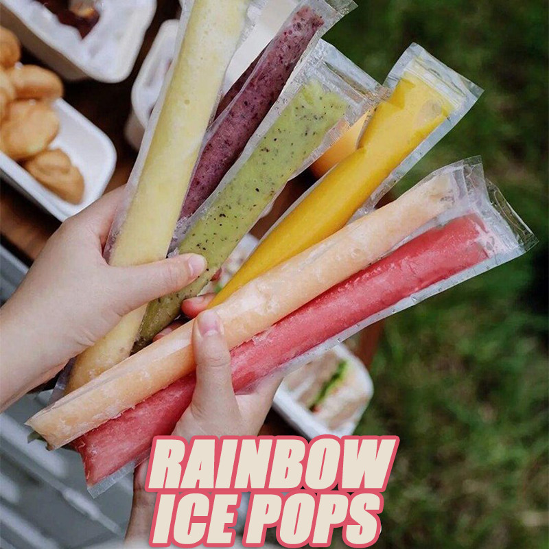 Jual 600PCS Disposable Ice Popsicle Mold Bags Bpa Free Freezer Tubes ...